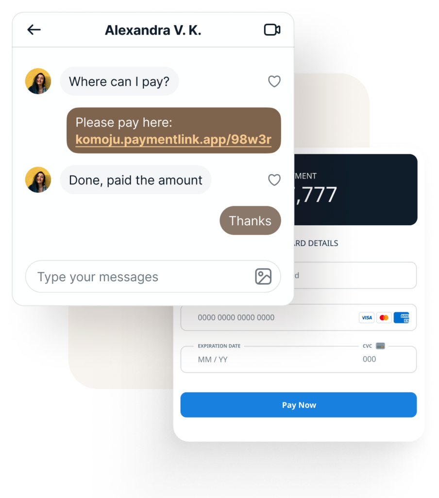 Payment link - KOMOJU